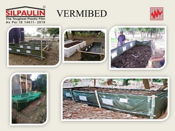 Silpaulin vermibed | Vermicompost Bed | Silpaulin | PPT