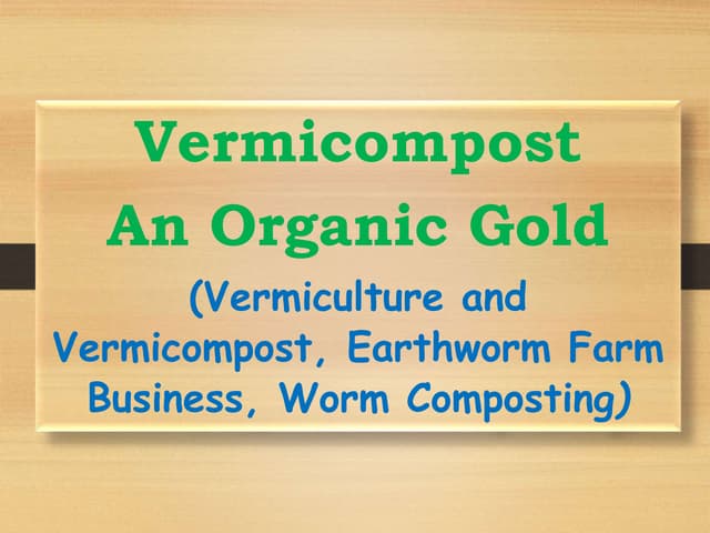 Vermiculture | PDF