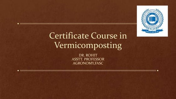 Vermicomposting | PDF