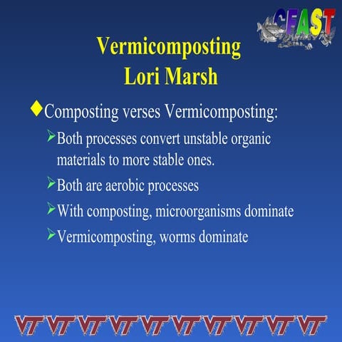 Vermicompostingclassroom | PPT | Geology | Science