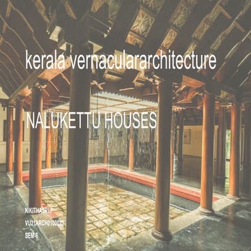 vernacular architecture has been explained in detail based on the style ...