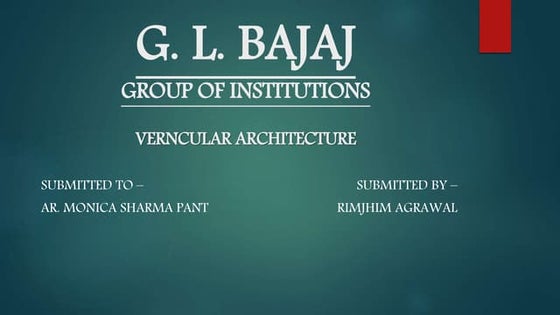 VERNACULAR ARCHITECTURE kerala | PPT