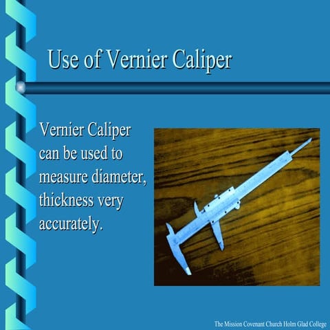 Vernier caliper (Msquare) | PPT | Physics | Science