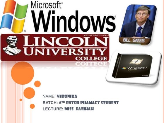 Part 3 elements of windows | PPT