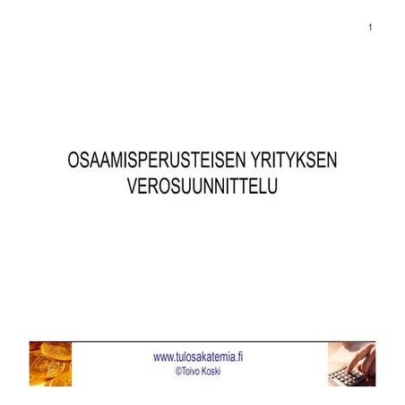 Insight060911_start-up_yritys_verosuunnittelu | PPT