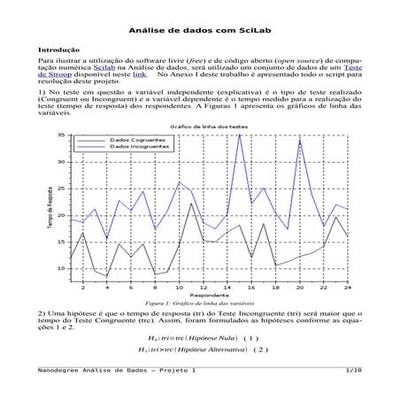Análise de dados com SciLab | PDF | Science