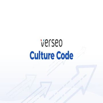 VERSEO CULTURE CODE | PPT