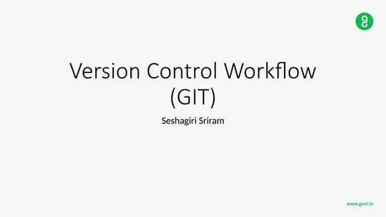 Version control Flow | PPTX