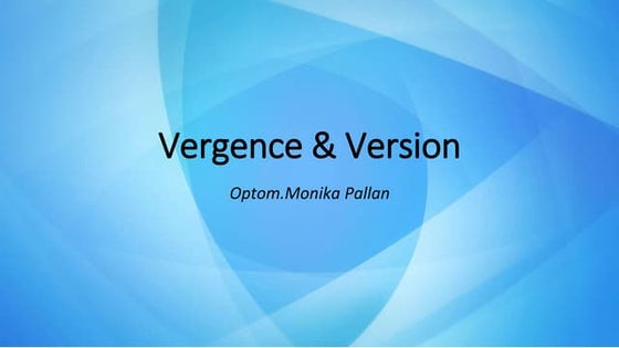 Vergence | PPT