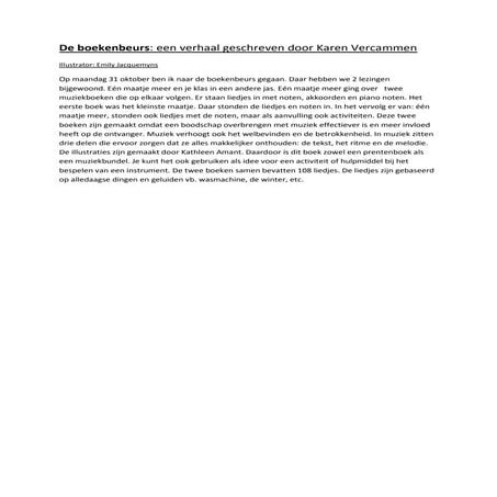 Verslag boekenbeurs | PDF