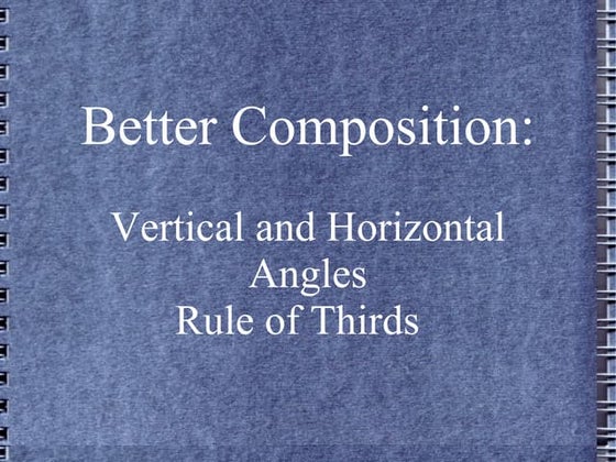 Composition in Photography | PPTX