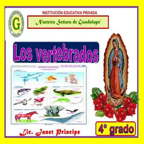 Los animales vertebrados | PPTX