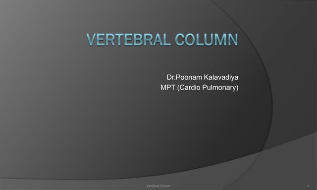 Fish vertebral column | PPTX