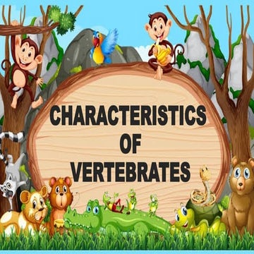 GRADE SIX - CHARACTERISTICS OF VERTEBRATES.pptx