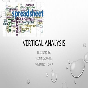 Vertical analysis powerpoint | PPTX