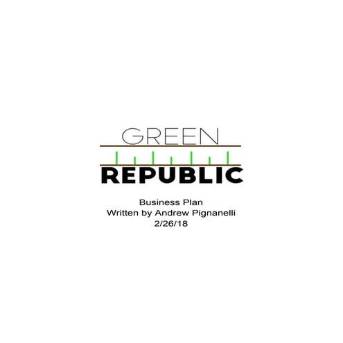 Green Republic | PDF