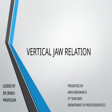 vertical jaw relation in dentistry .pptx