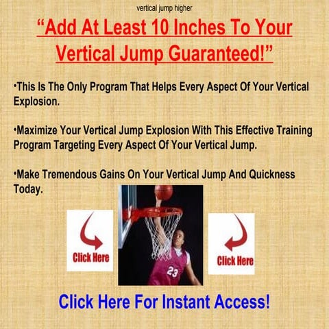 Vertical Jump Higher | PPT