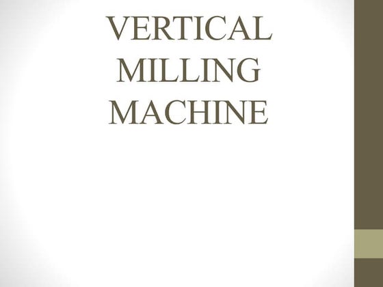 VMC Machine | PPTX