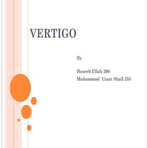 Vertigo | PPT