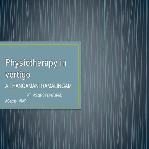 Vertigo | PPTX