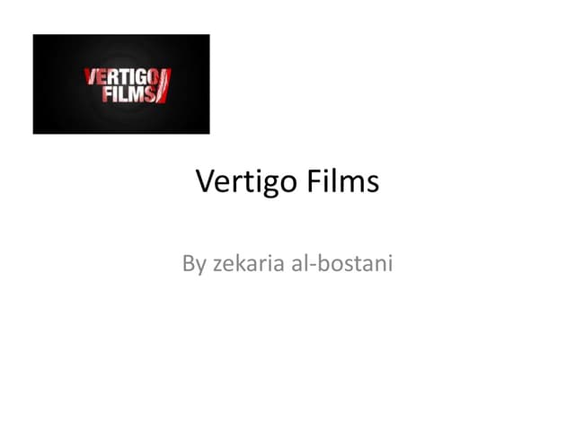 Vertigo Presentation Ppt