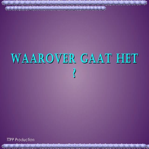 Verwarrend | PPT