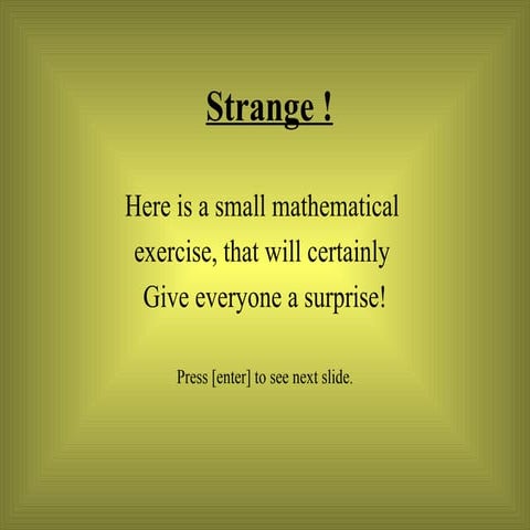 something wierd | PPT