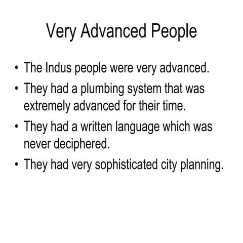 Very advanced people | PPT