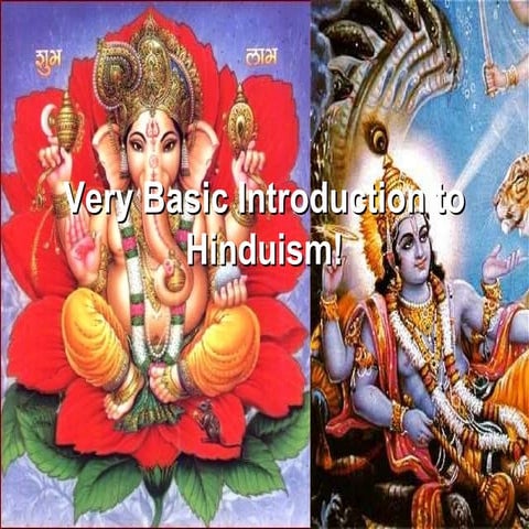 Very basic introduction to hinduism! | PPT
