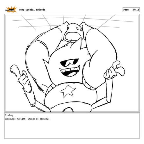 Steven Universe Future - "A Very Special Episode" Storyboard Sample 1 | PDF