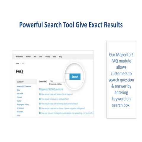 MAGENTO2 FAQ EXTENSION | PPTX | Internet | Computing
