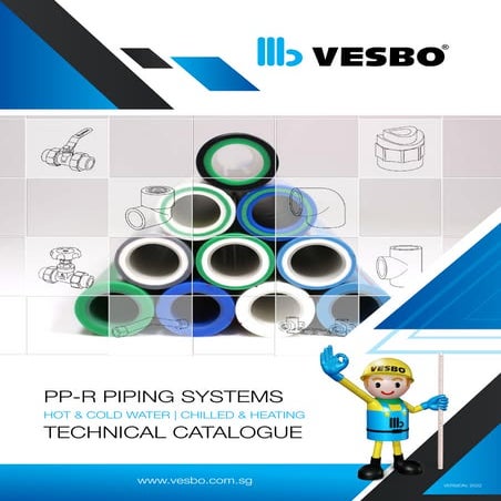 VESBO PPR Pipes and Fittings Technical Catalogue | PDF