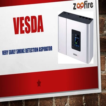 very early smoke detection apparatus system - Vesda | PPTX