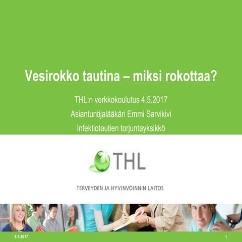 Vesirokko tautina - Miksi rokottaa? | PDF