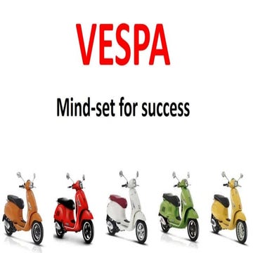 Vespa mindset assembley | PPTX