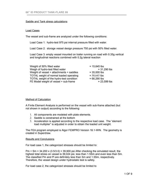 Table for separation distances and containment requirements for tanks ...