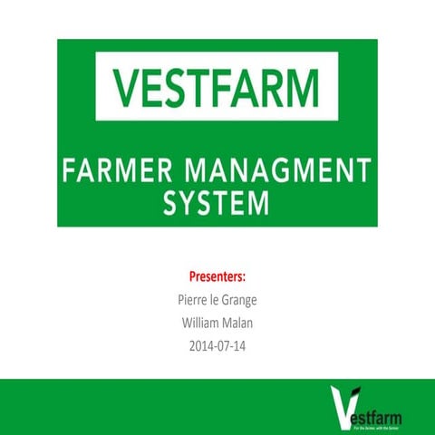 Farmer Management System | PPTX