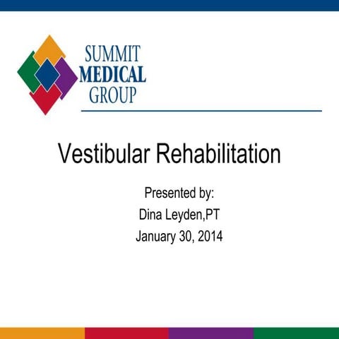 Vestibular Rehabilitation | PPTX