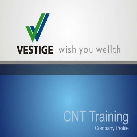 Vestige Company Profile for good business | PPTX