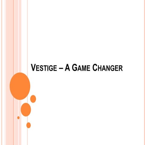 VESTIGE PLAN PRESENTATION | PDF