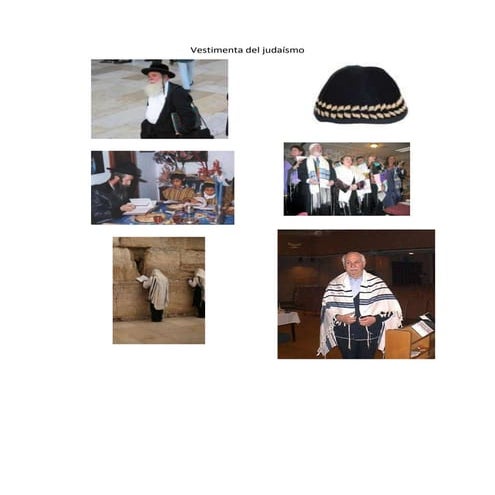 Vestimenta del judaísmo | DOCX