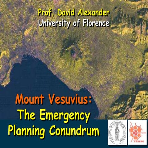 Vesuvius - Emergency Planning | PPTX