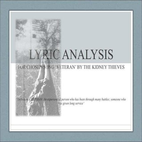 Veteran analysis | PPT