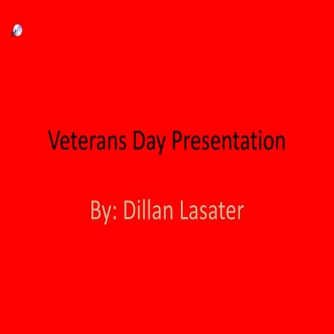 Veterans Day Presentation | PPT