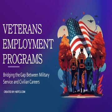 Veterans Employment Programs by NDTCS.com