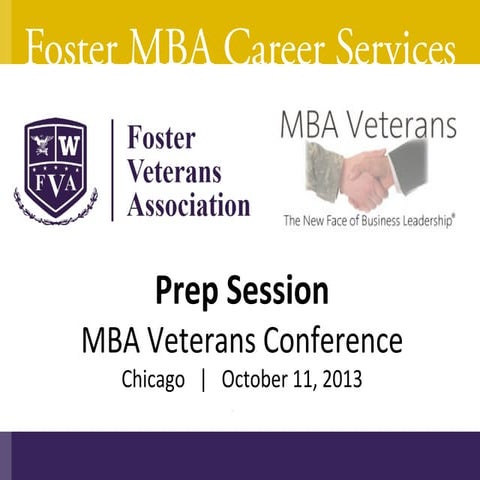 Veterans conference Prep Session | PDF | Resume Writing and Advice ...