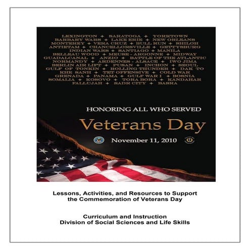 Veteran's day | PDF