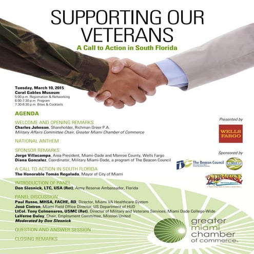 Veterans event3 10 agenda | PDF
