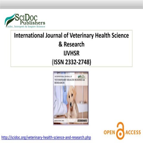 Veterinary Health Science and Research Journal - SciDocPublishers | PPT